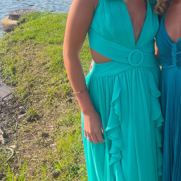 PatBO | Dresses | Pat Bo Teal Dress | Poshmark